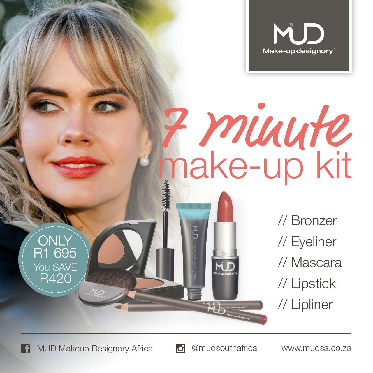 7-minute makeup kit (Additional Lipliner) – MUD Make-up Designory